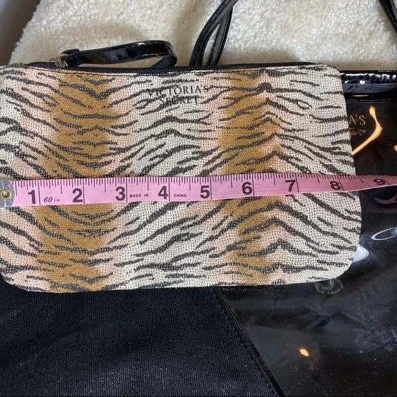 Victoria's Secret | Bags | Victorias Secret Black Tote Carryall With ...